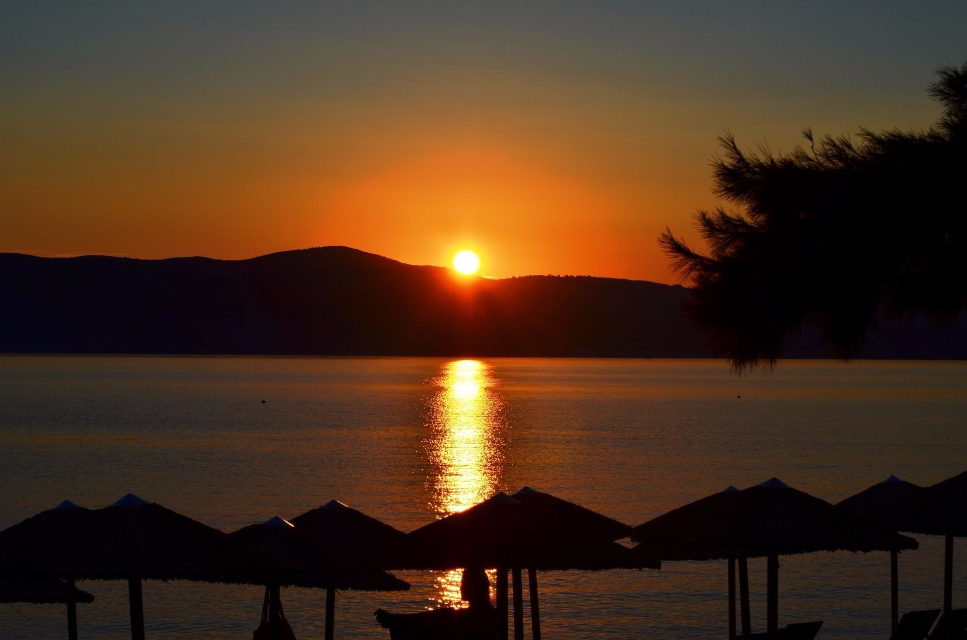Agia Eleni Summer Beach in Skiathos island, Greece